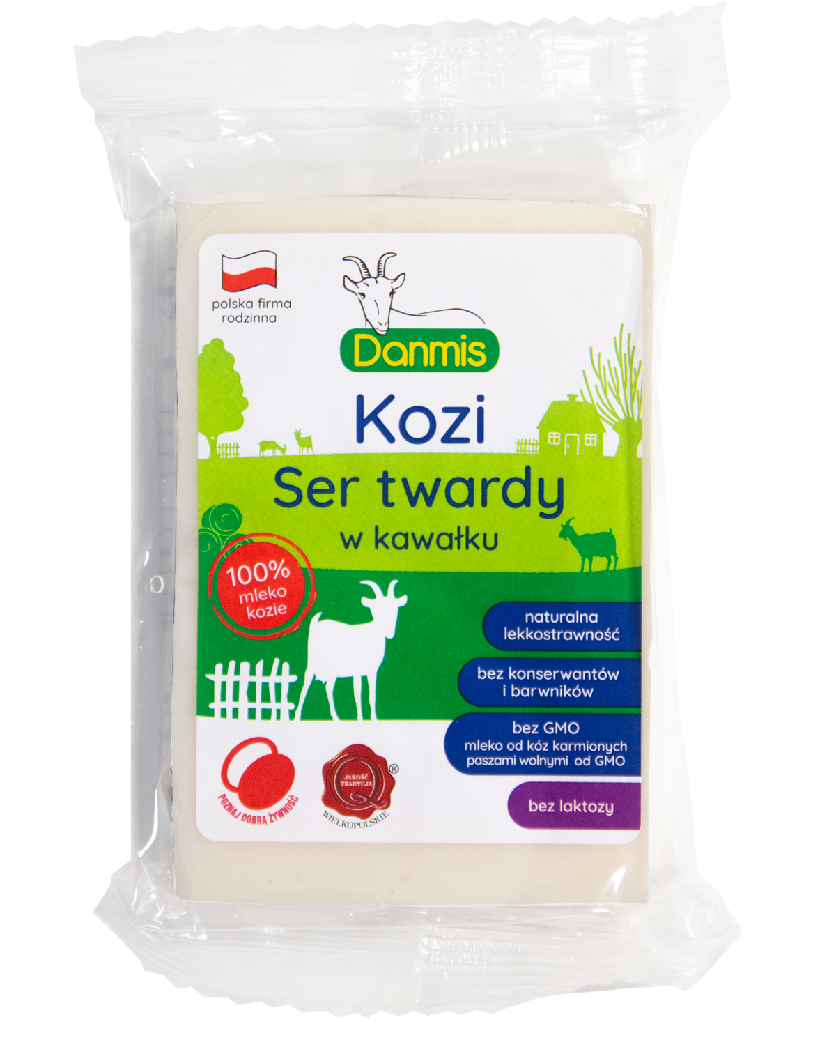 Kozi ser twardy w kawałku - DANMIS - UNIKALNY DAR NATURY Kozi ser twardy w kawałku - DANMIS - UNIKALNY DAR NATURY